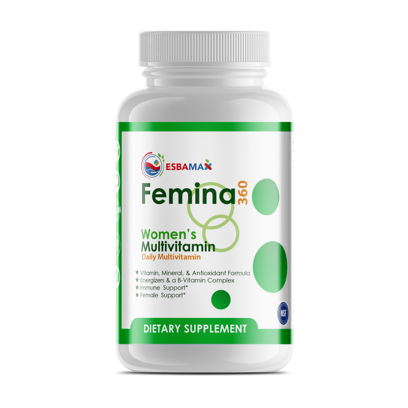 Women's Daily Multivitamin Supplement , Femina 360 - 60 Capsules