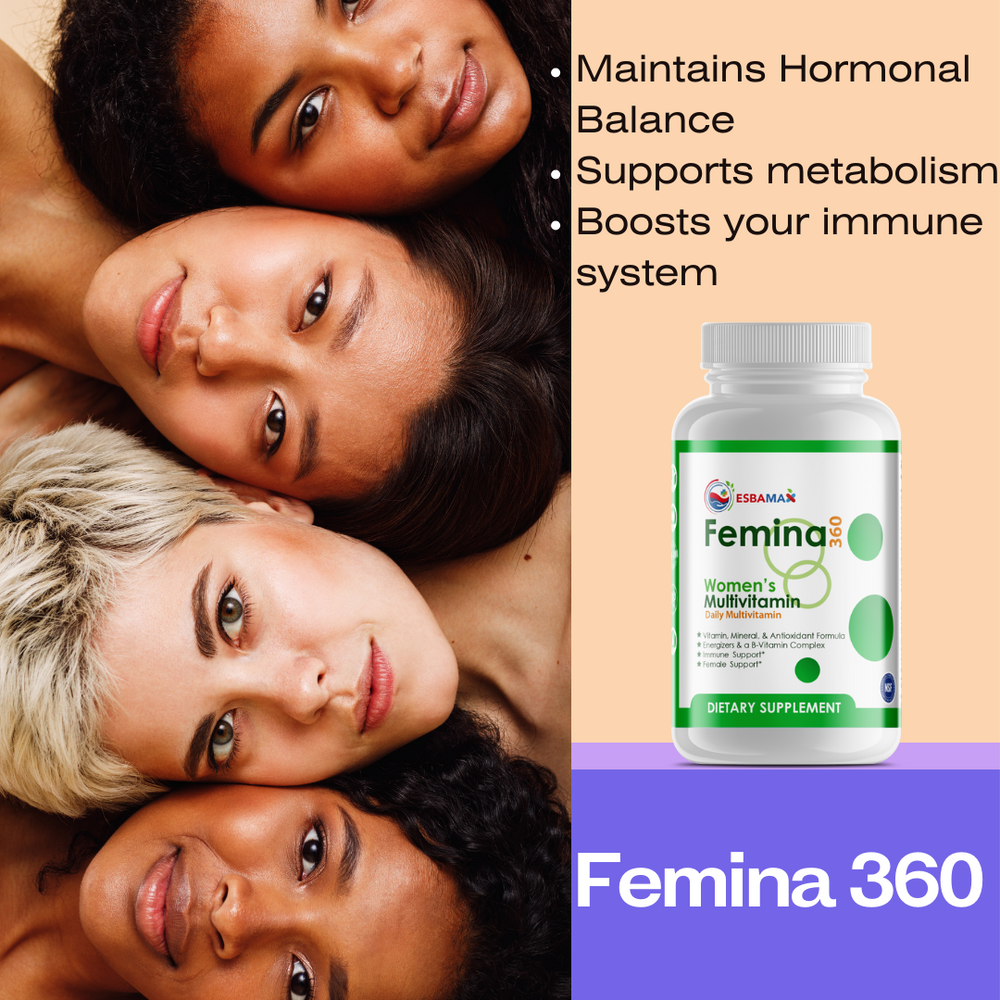 Women's Daily Multivitamin Supplement , Femina 360 - 60 Capsules